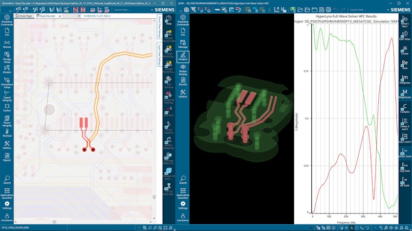 HyperLynx Full-wave solver | Siemens Software